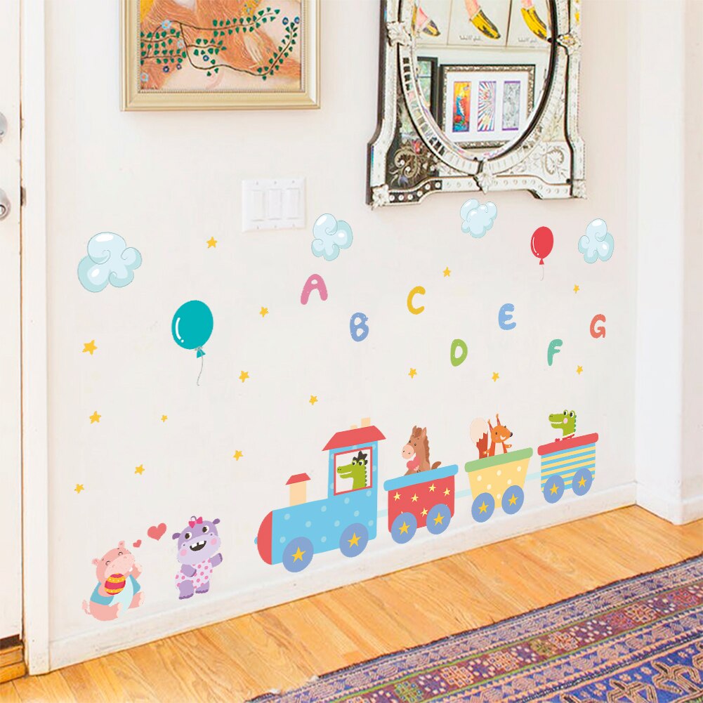 Train Wall Sticker for Kids Room Home Decor Nurser... – Grandado