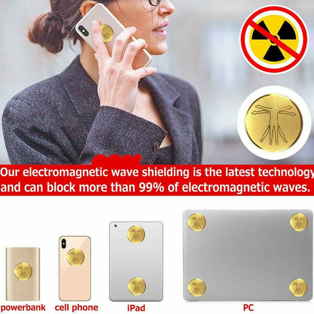 10pcs Protector Sticker Easy Apply EMF Blocker 24k... – Vicedeal
