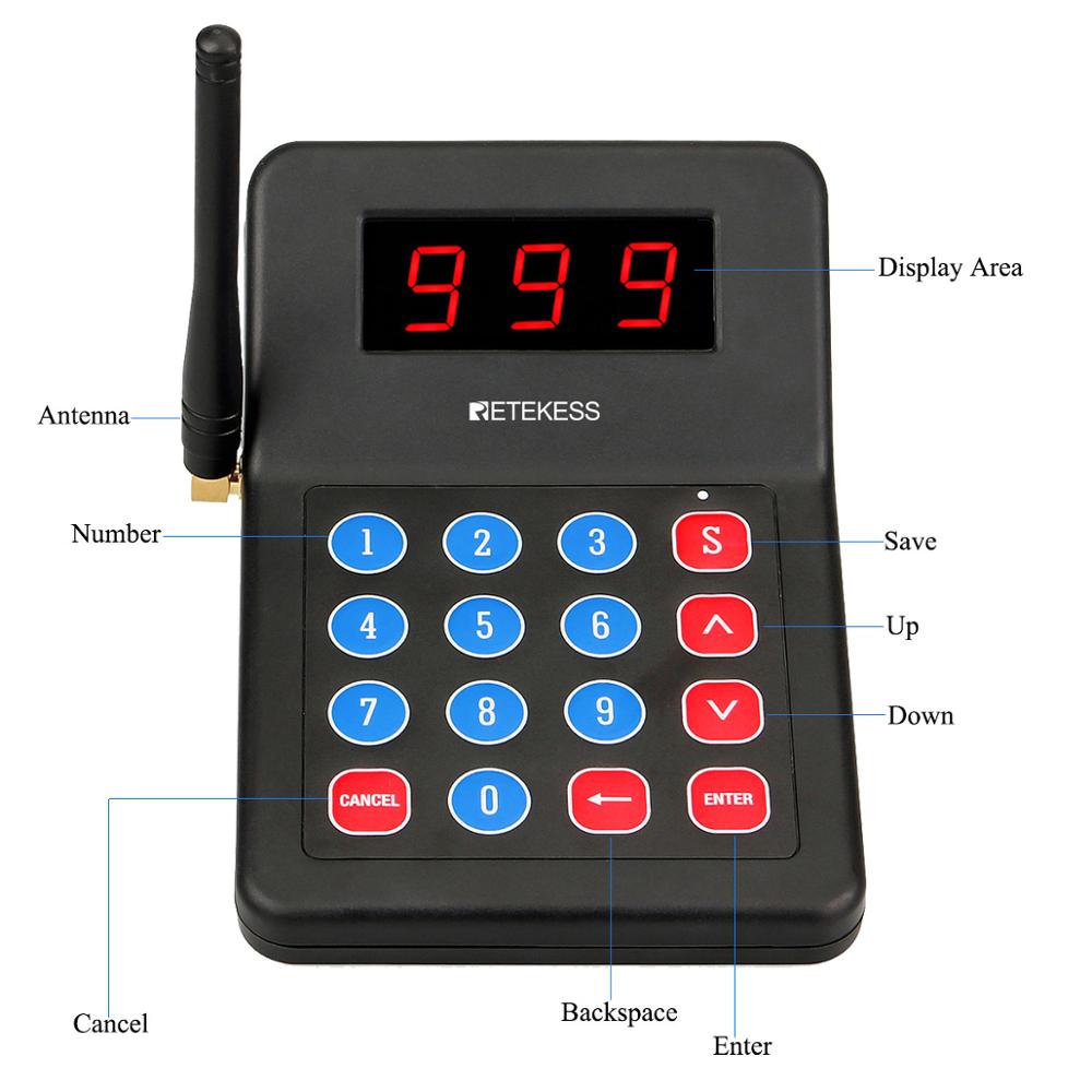 1 Pcs Keypad Transmitter For Retekess T119 Restaur... – Grandado