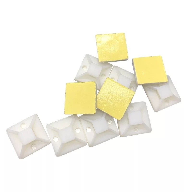 50pcs White cable base installation 20 25 30 40mm ... – Grandado