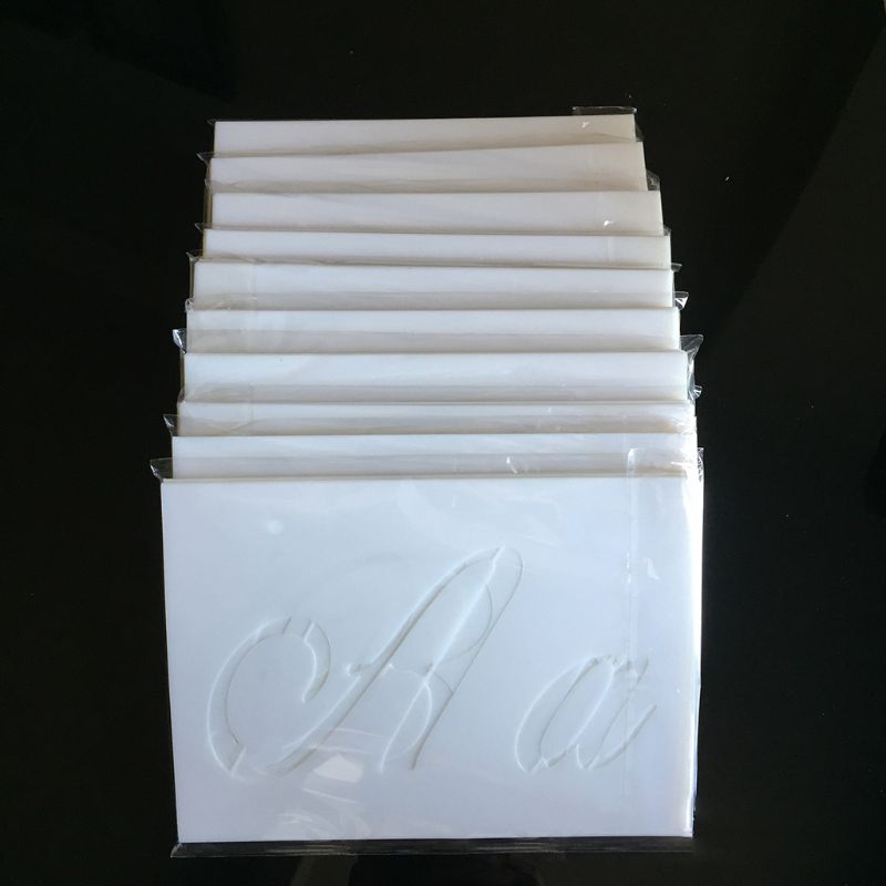 36pcs/set Letter Alphabet Stencil Wall Painting Wo... – Grandado