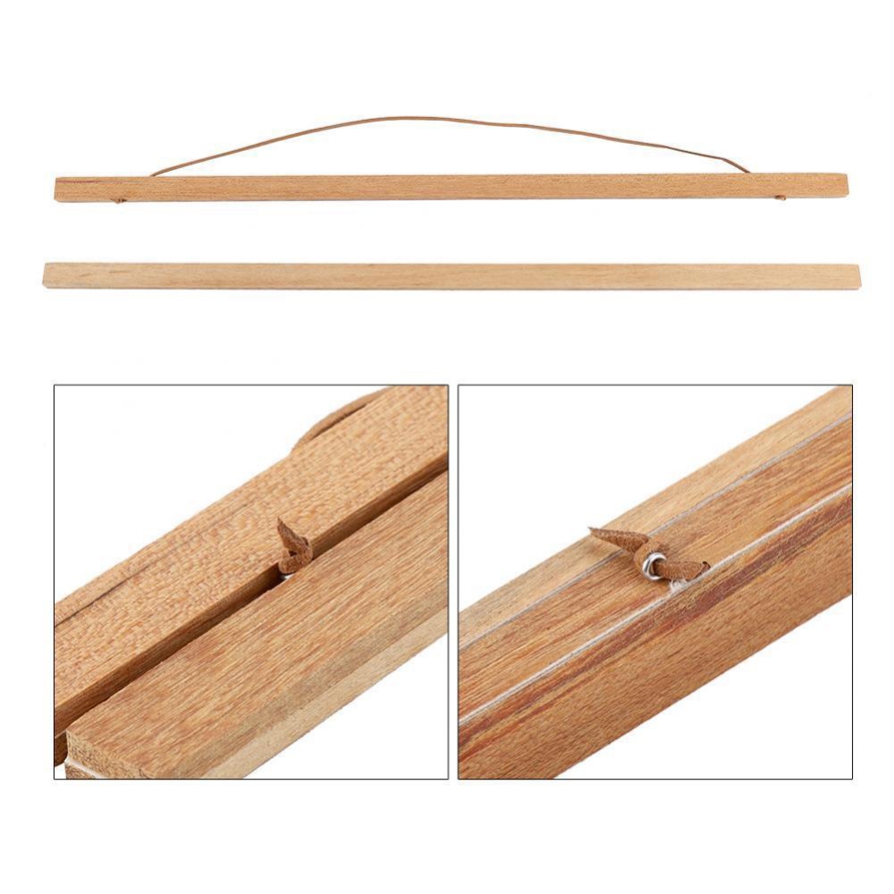 Magnetic Poster Hanger Frame Teak Wooden Hanger Fr... – Grandado