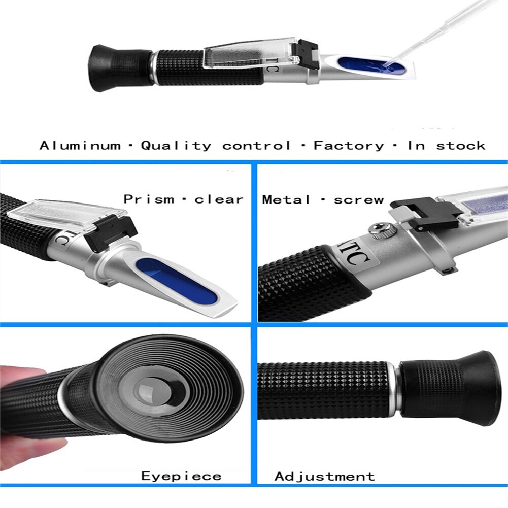 0-32% Handheld Brix Refractometer Vruchtensap Wijn... – Grandado