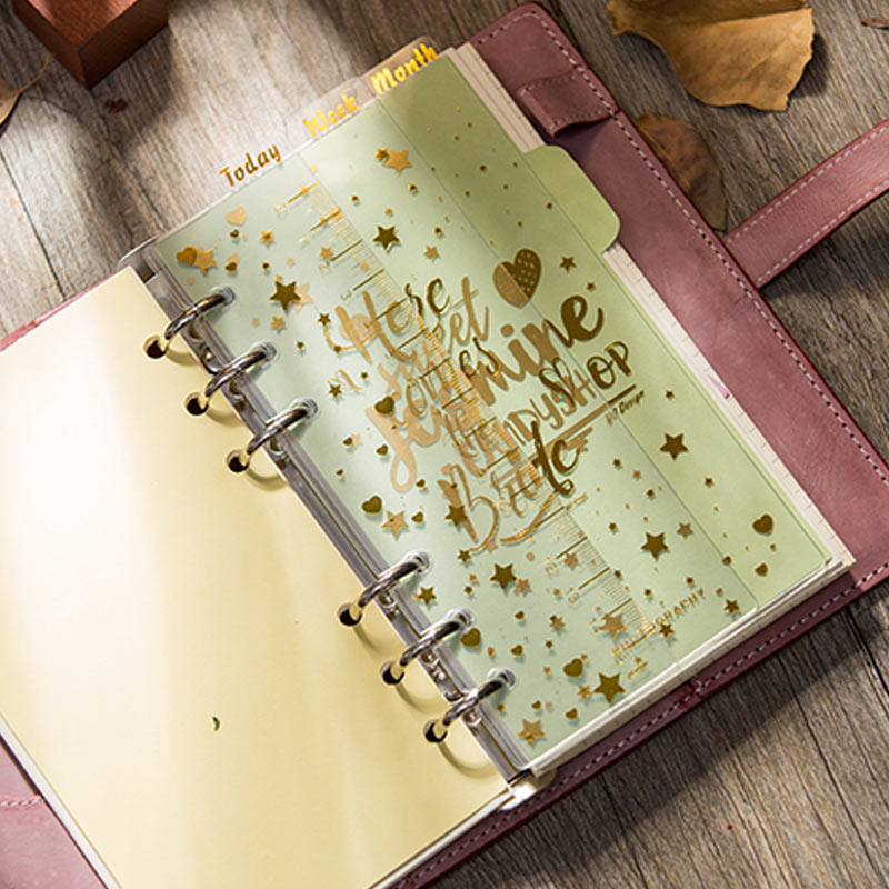 1 Set A5A6 Kawaii Spiral Notebook Divider Cute Fin... – Vicedeal