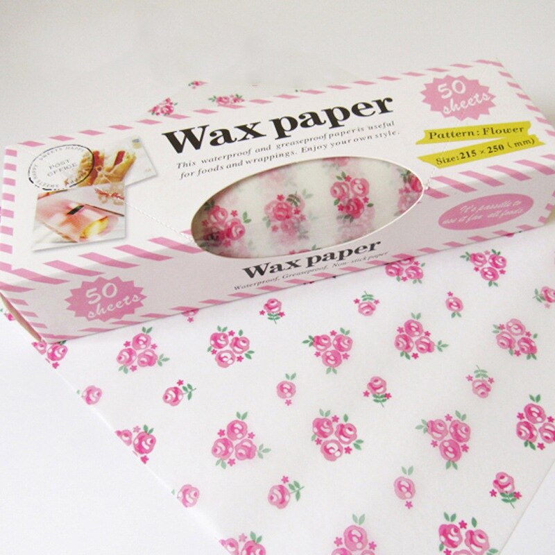 50 feuilles de papier ciré de alimentaire papier g... – Grandado