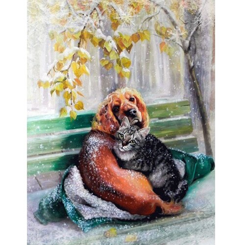 The Painting By Numbers Dog Kits Acrylic Paint On ... – Grandado