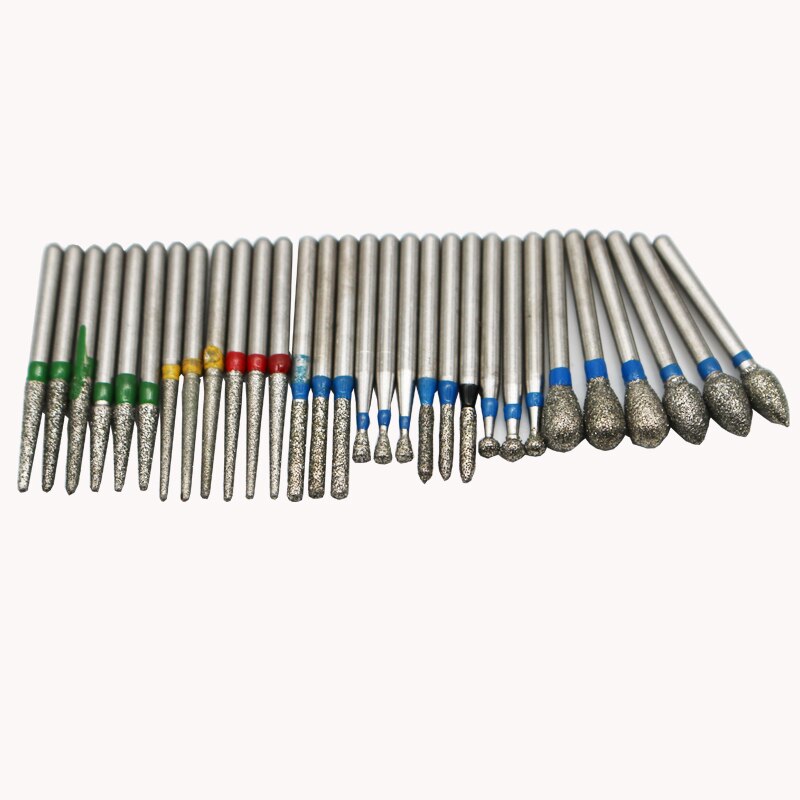 30pcs/set Dental Diamond Burs Drill Disinfection+B... – Grandado