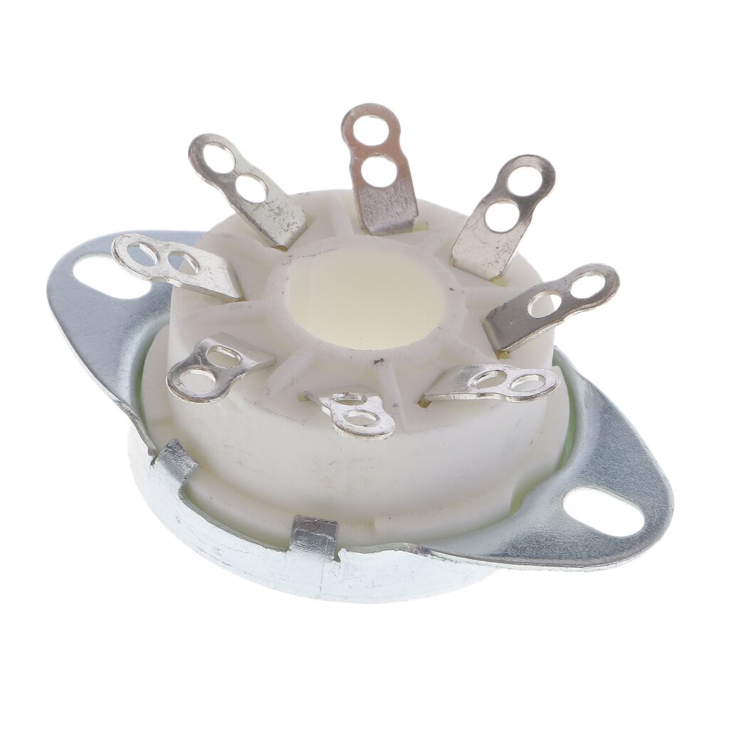 1PC Ceramic 8pin PCB mounting tube socket for KT88... – Grandado