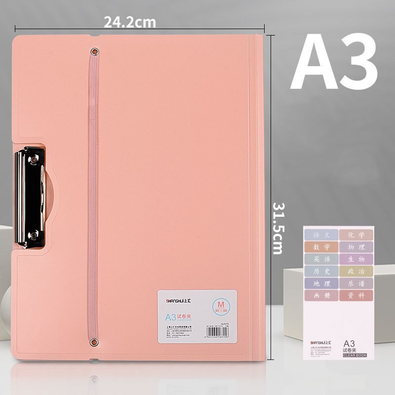 A3 Bag for Documents Clipboard Morandi File Folder... – Vicedeal