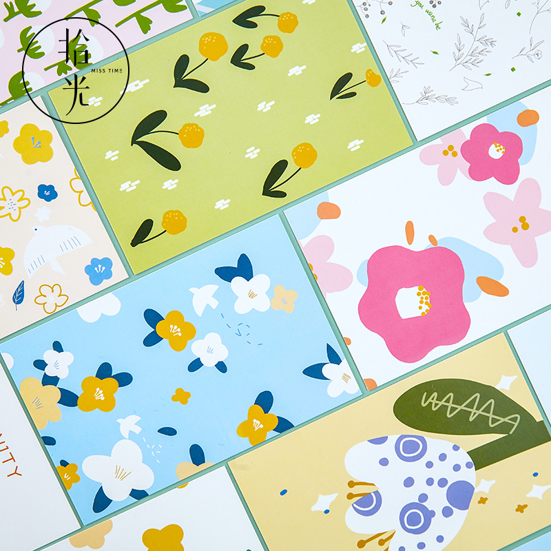 30 Stks/set Bluebird En Gedicht Postcard Diy Illus... – LovingPrices