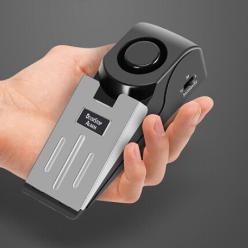 120dB Mini Wireless Vibration Alarm Door Stop Alar... – Grandado