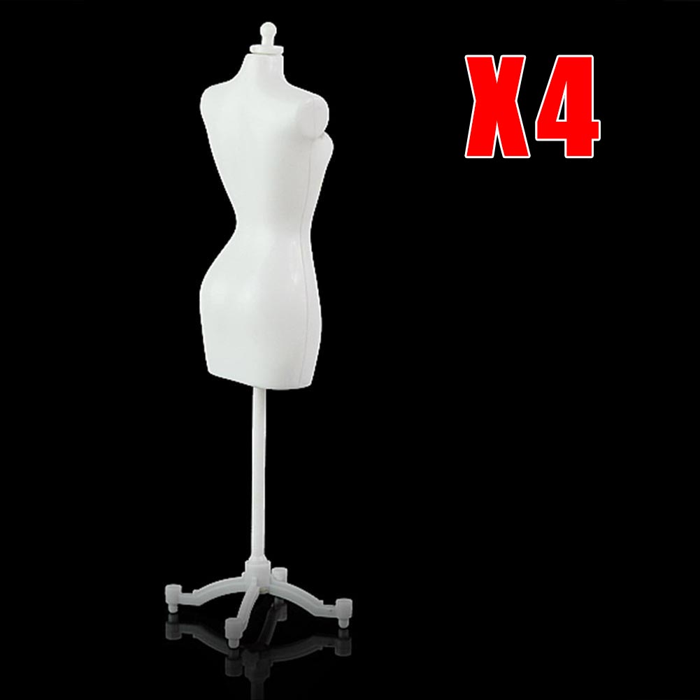 4 Pcs/lot Doll Accessories Display Holder Dress Cl... – Grandado