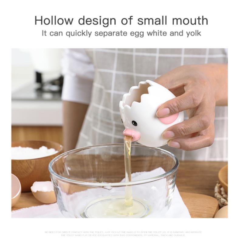 Cartoon Ceramic Chicken Shape Yolk Separator Prote... – Vicedeal