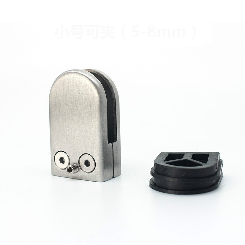 304 Stainless steel fish mouth glass clamp furnitu... – Grandado