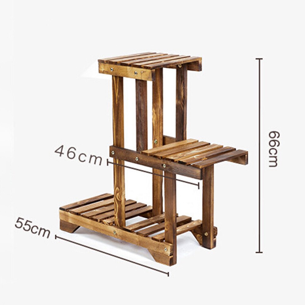 Multilayer Wood Garden Plant Flower Pot Stand Shel... – Vicedeal