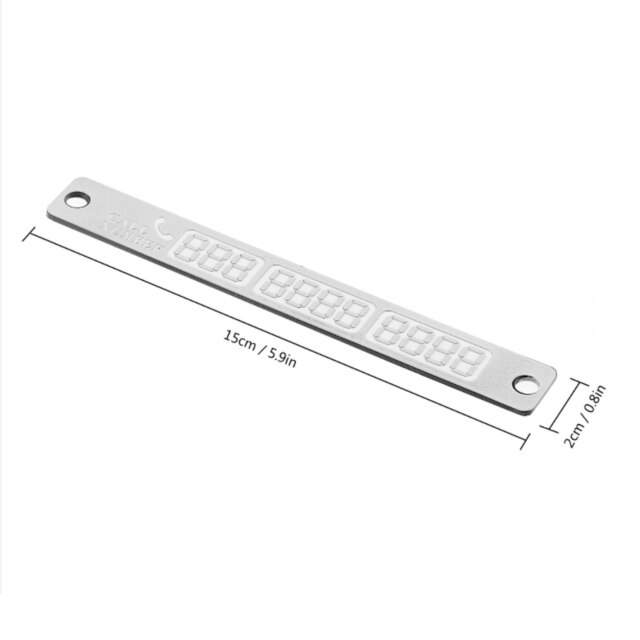2pcs Phone Number Notification Car Temporary Parki... – Vicedeal