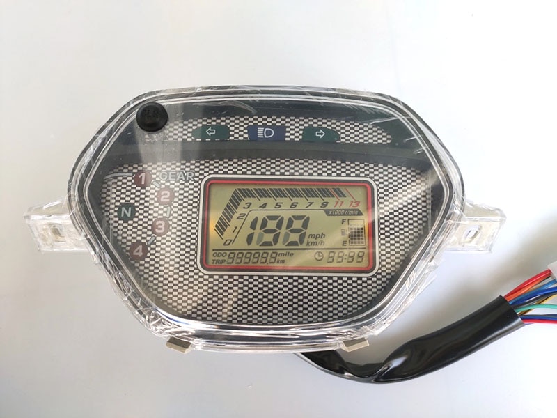 199 Km/h Motorcycle RMP Speedometer Digital LCD Od... – Grandado