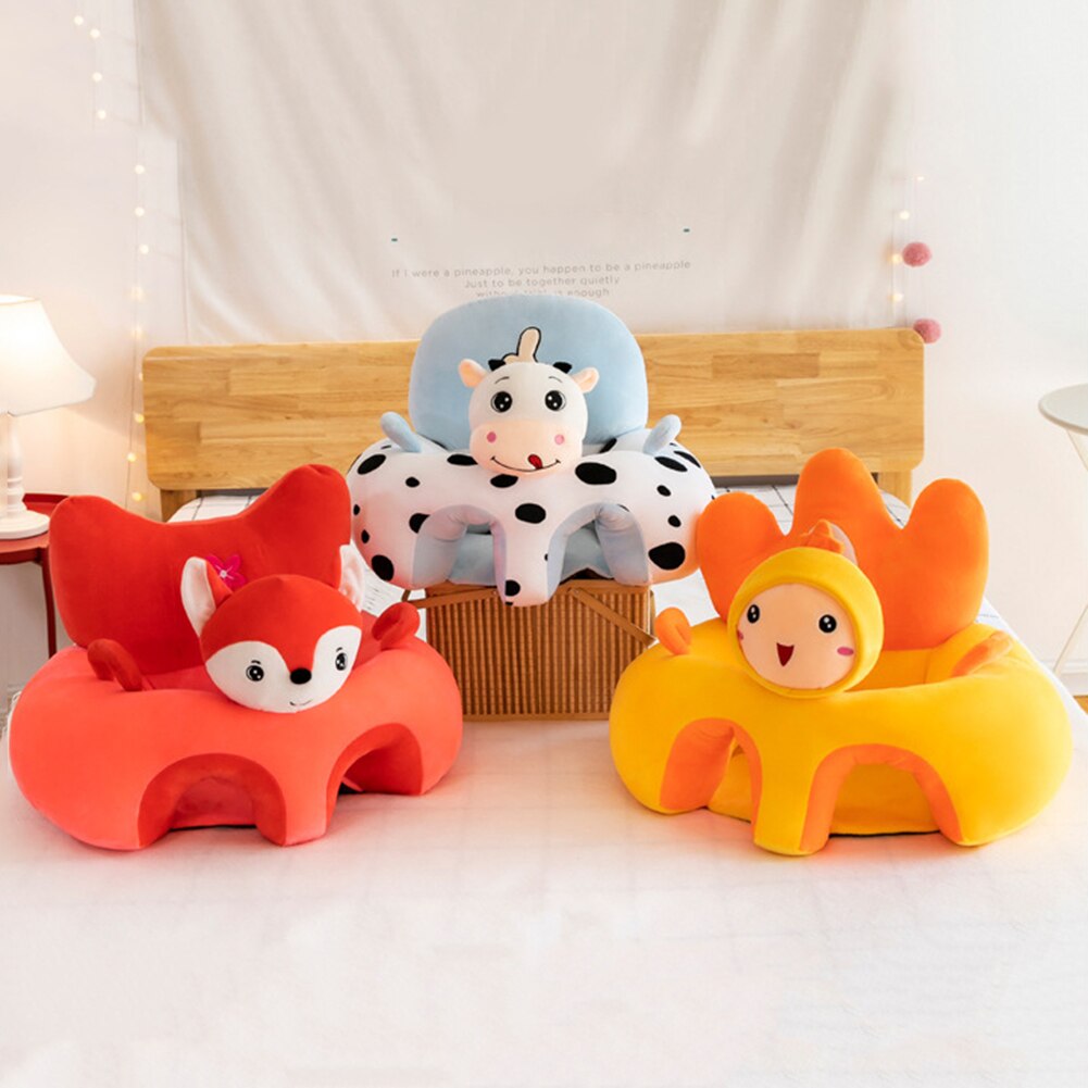 Cartoon Animal Shaped Baby Sofa Support Seat Cover... – Grandado
