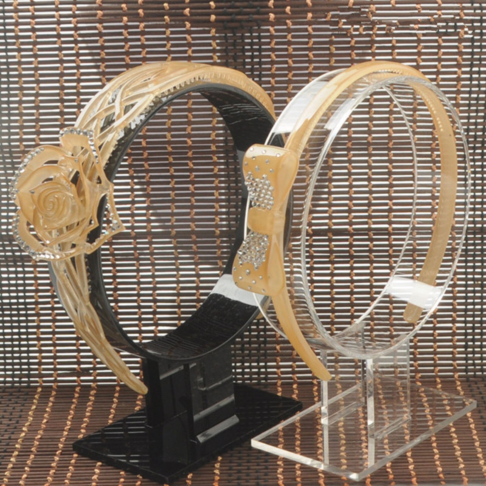 Acrylic Headband Holder Hair Accessories Hair Band... – Grandado