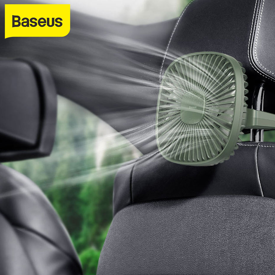 Baseus Car Fan Car Back Seat Fan Auto Cooling Fan ... – Vicedeal