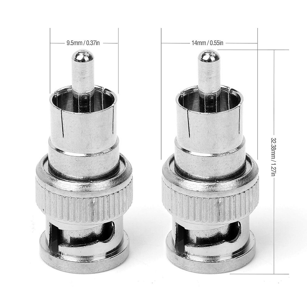 10pcs security system B19 male cctv BNC connector ... – Grandado