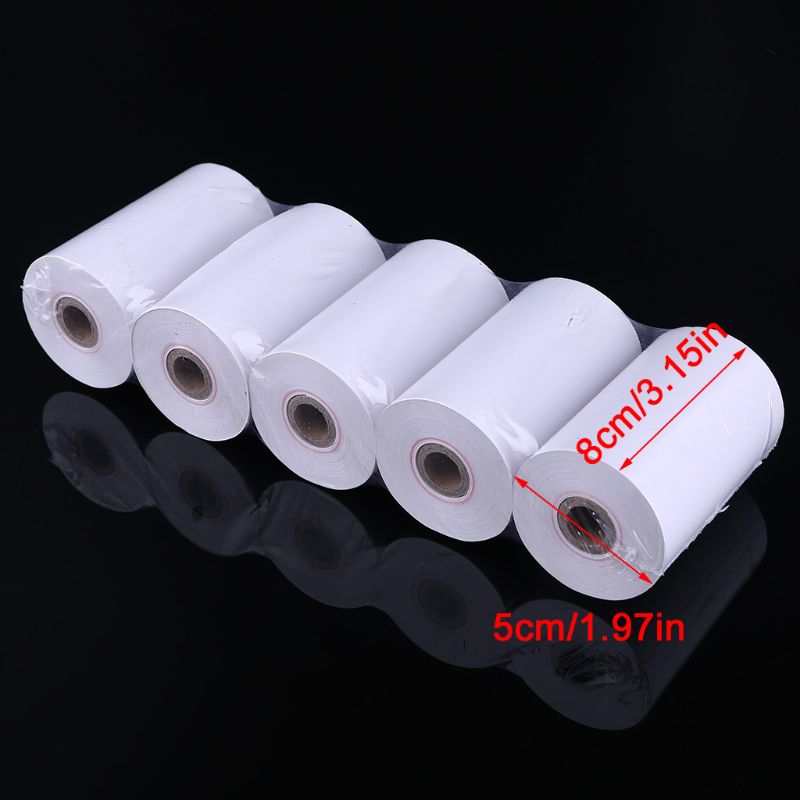3 1/8 "X 70 'Thermisch Papier 5 Rolls Voor Pos Kas... – Grandado