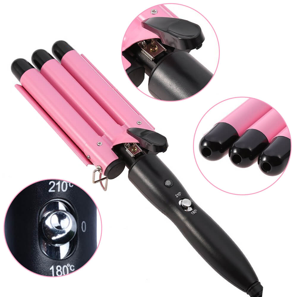 Hair Curling Iron Automatic Perm Splint Ceramic 3 ... – Grandado