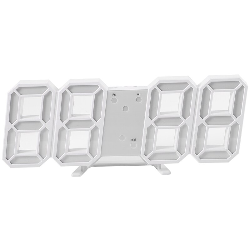 8 Shaped Usb Digital Table Clocks Wall Clock Led T... – Grandado