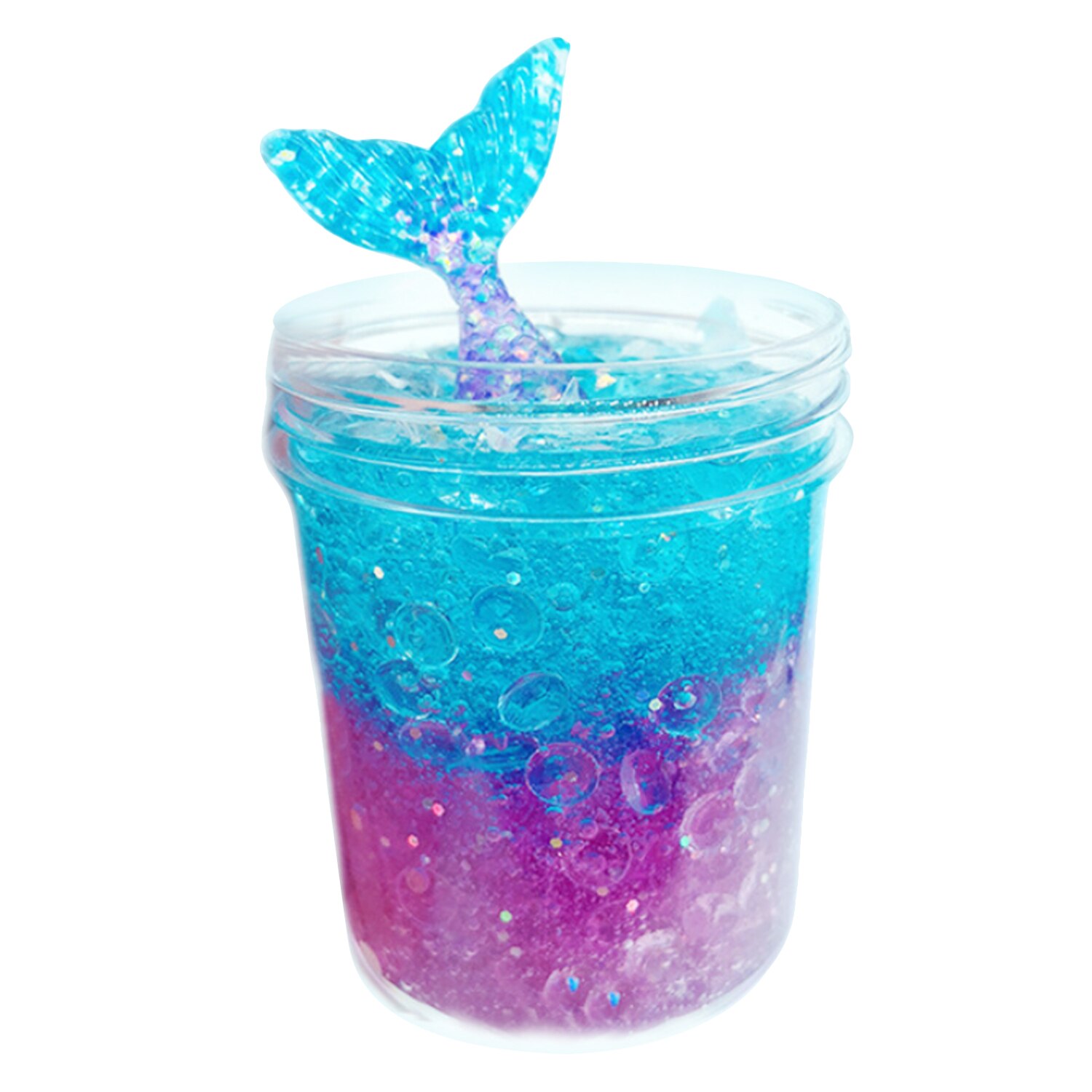 Slime Crystal Mud Mermaid Fish Tail Colorful Fishb... – Vicedeal