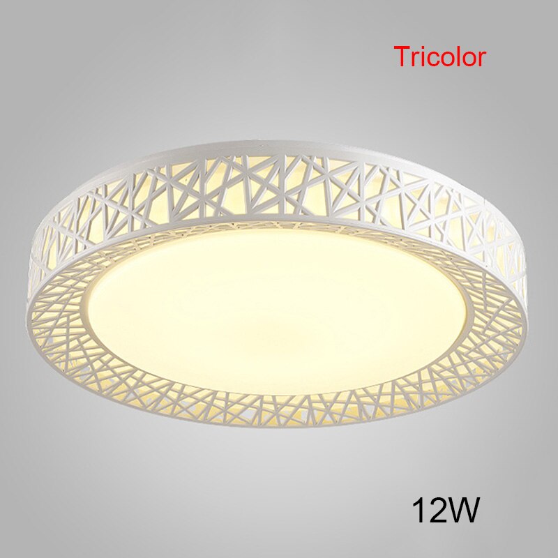 LED Ceiling Light Bird Nest Round Lamp Modern Fixt... – Grandado