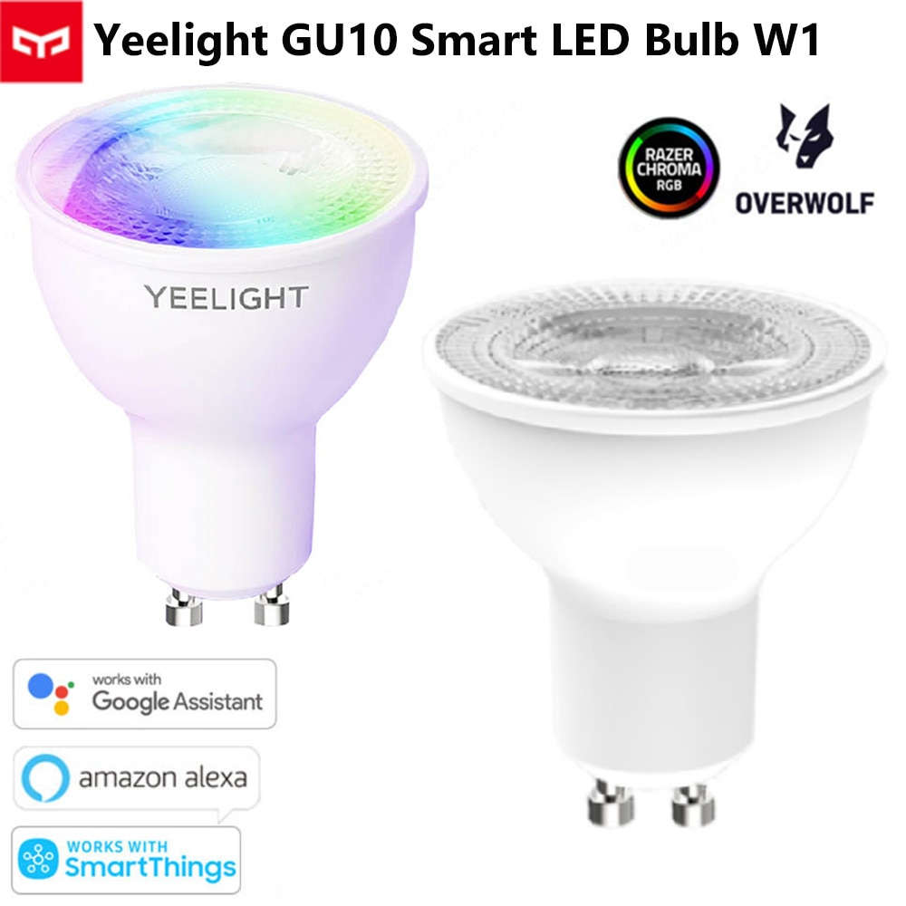 Yeelight GU10 Multicolor/Dimbare Smart Led Lamp W1... – Vicedeal