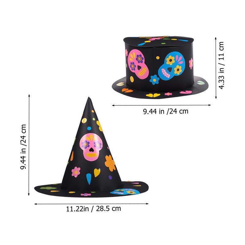 4PCS DIY Witch Hats Wizard Hats Party Decoration f... – Grandado