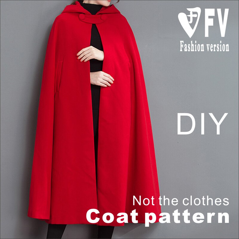Kleding Diy Patroon Vrouwen Lange Mantel Mantel 1:... – Grandado