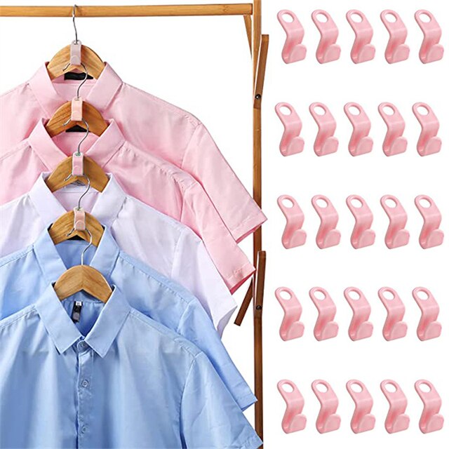 25/100 pcs Connect Hooks for Hanger Wardrobe Close... – Vicedeal