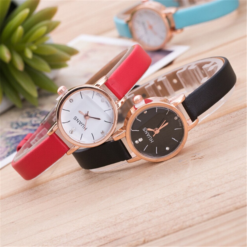 Simple Style Women Watch Minimalist Ladies Leather... – Grandado