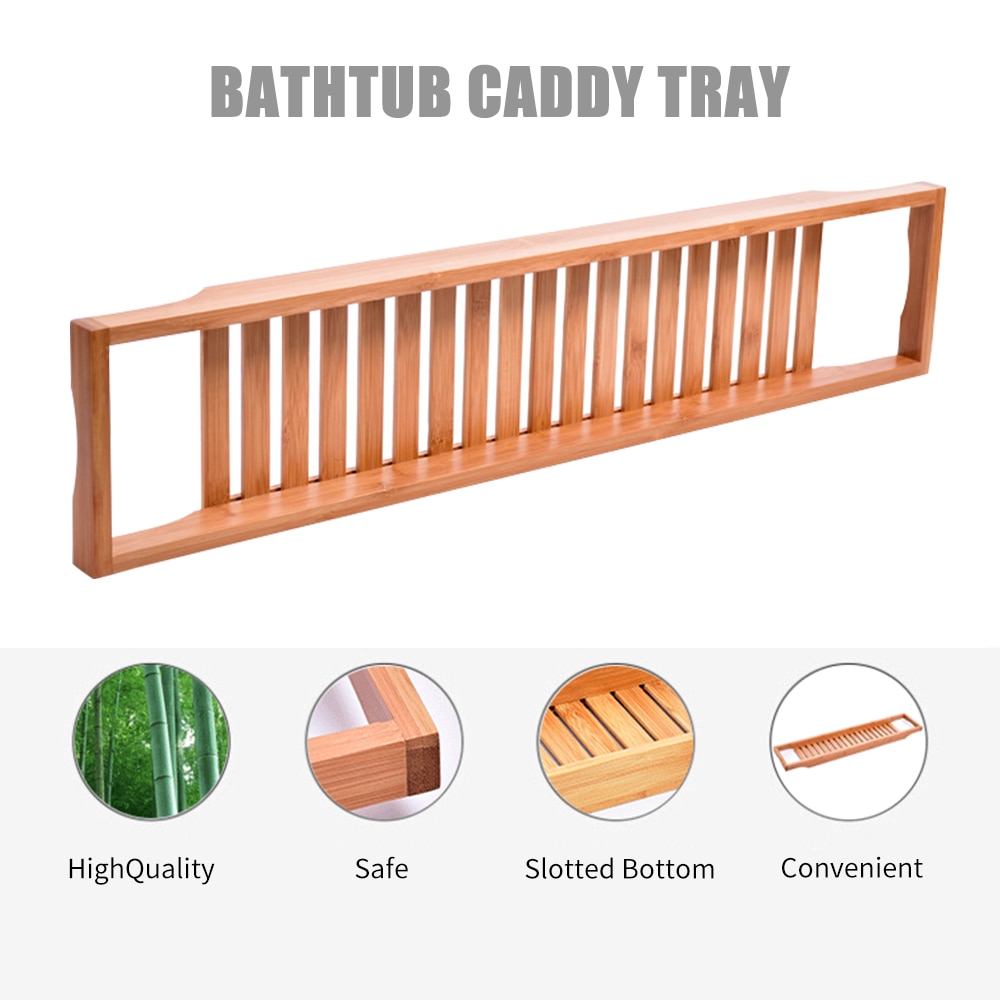 Badekar caddie brett bambus spa badekar caddie org... – Grandado