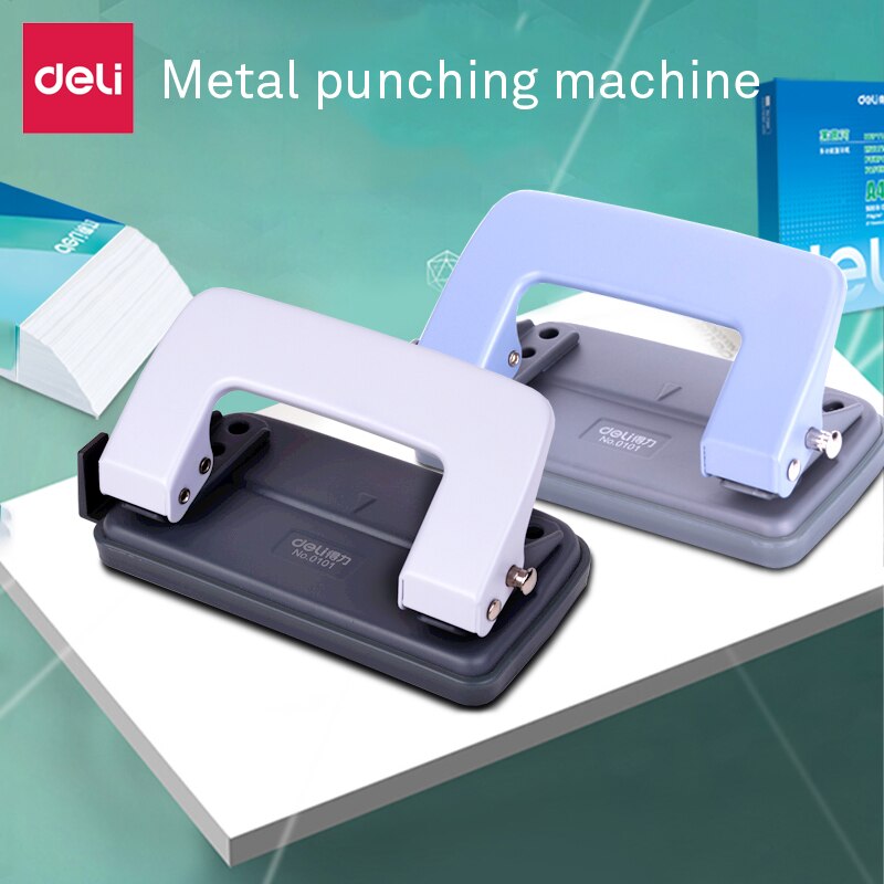 Deli Two holes Punch Manual Office hole puncher Do... – Grandado