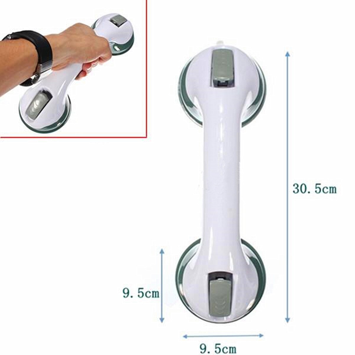 1PC Bathroom Suction Cup Handle Grab Handle Rail G... – Vicedeal