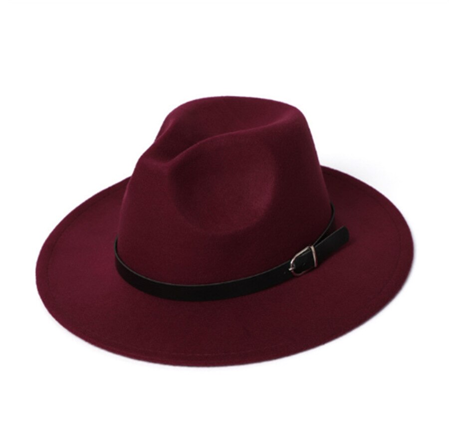 Kvinnors filthatt vinter fedora hatt kvinnor imita... – Vicedeal