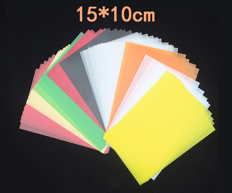 50pcs 15x10cm Coloured Translucent Tracing Papers ... – Grandado
