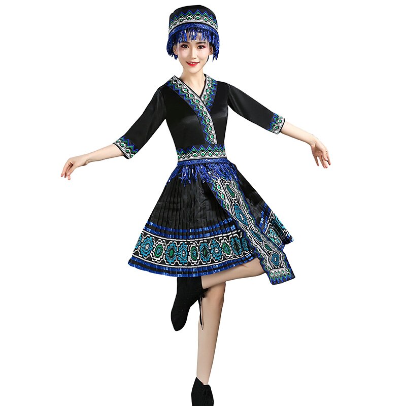 Miao Dance Costumes For Women Chinese Miao Hmong F... – Grandado