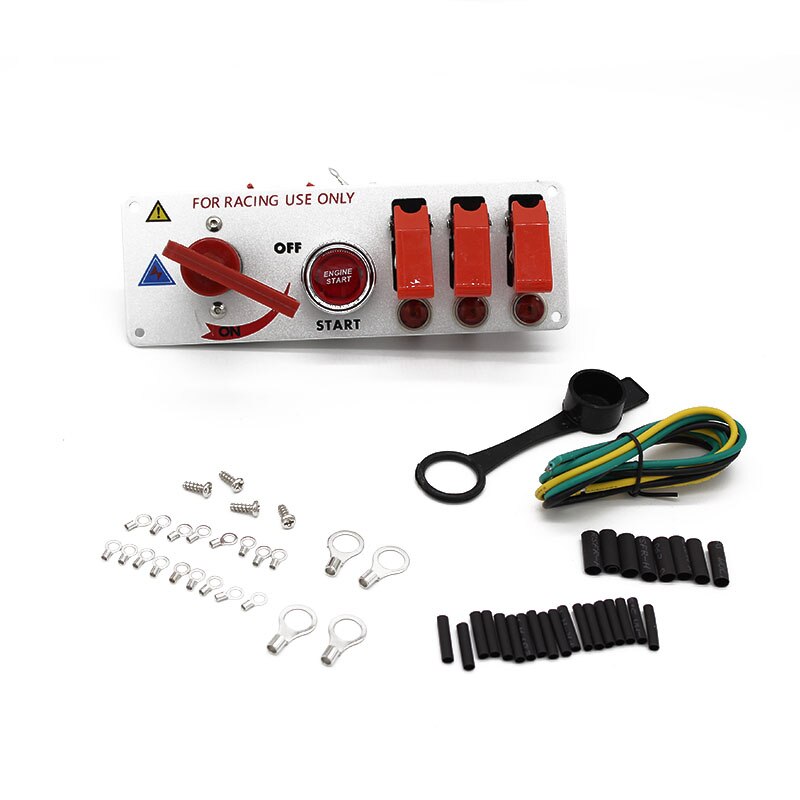 12V Racing Ignition Switch Panel LED Toggle Igniti... – Vicedeal