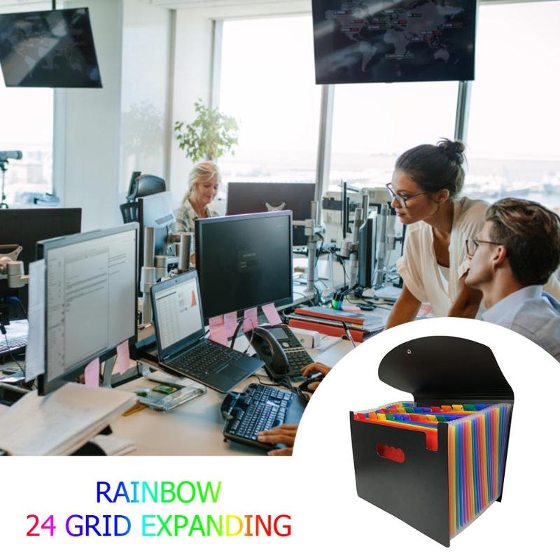 24 Pocket Classified Expanding File Folder A4 Pape... – Grandado