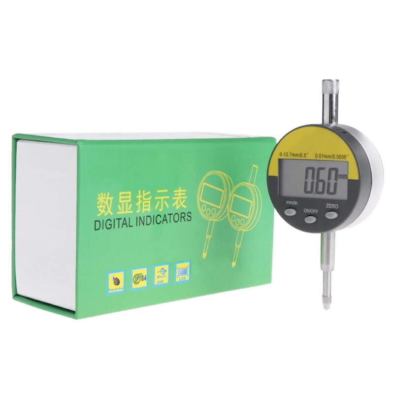 Digital Dial Indicator 0-12.7mm/0.5" Gauge Range 0... – Grandado