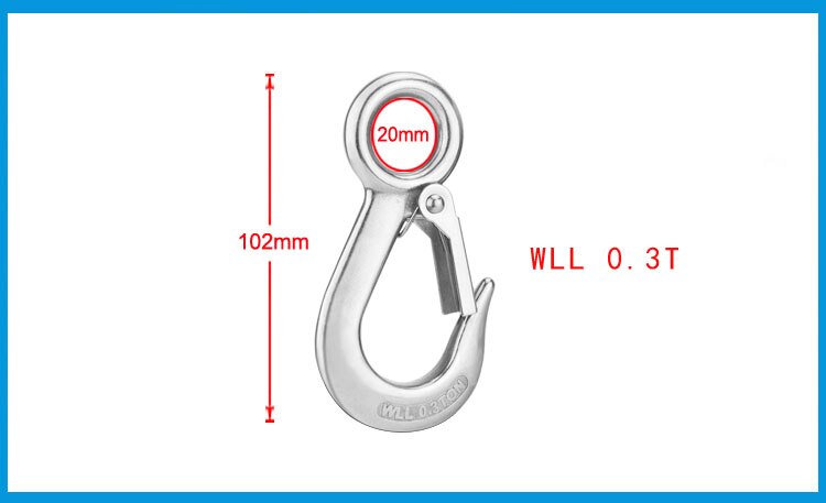 0.3T 304 Rvs Ronde Eye Lifting Snap Haak Cargo Sna... – Vicedeal