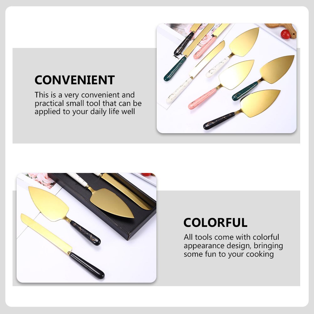 2Pcs Cake Cutter Cake Shovel Spatula Baking Pastry... – Grandado