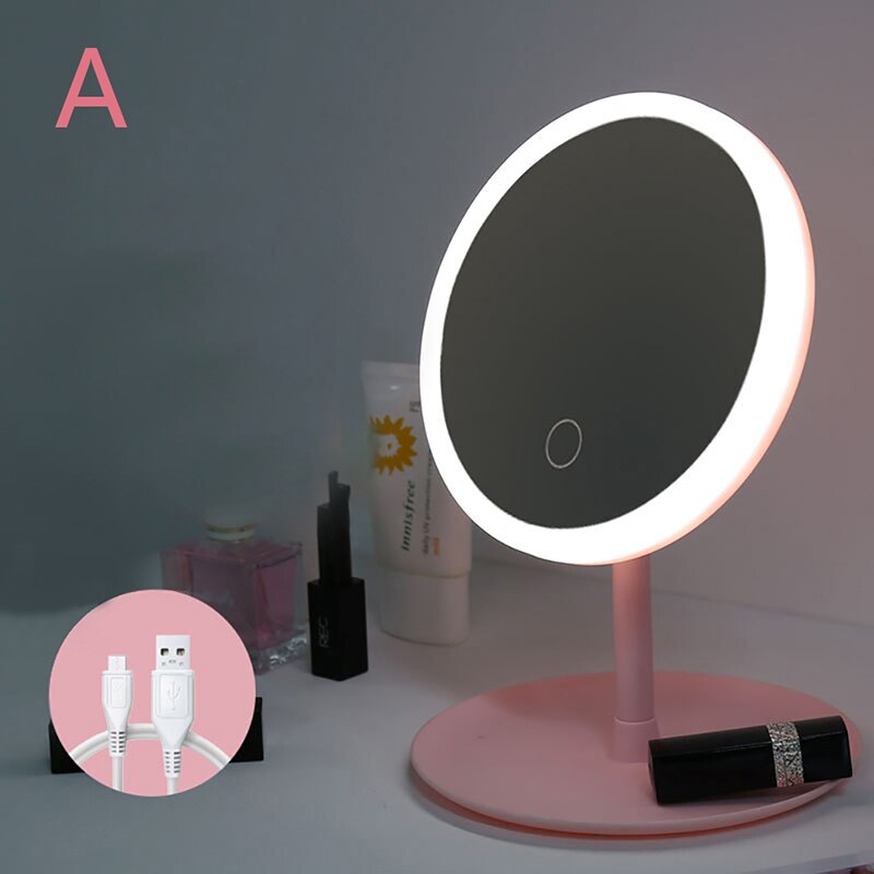 Mirror USB Use Led Makeup Mirror Smart Touch Contr... – Vicedeal