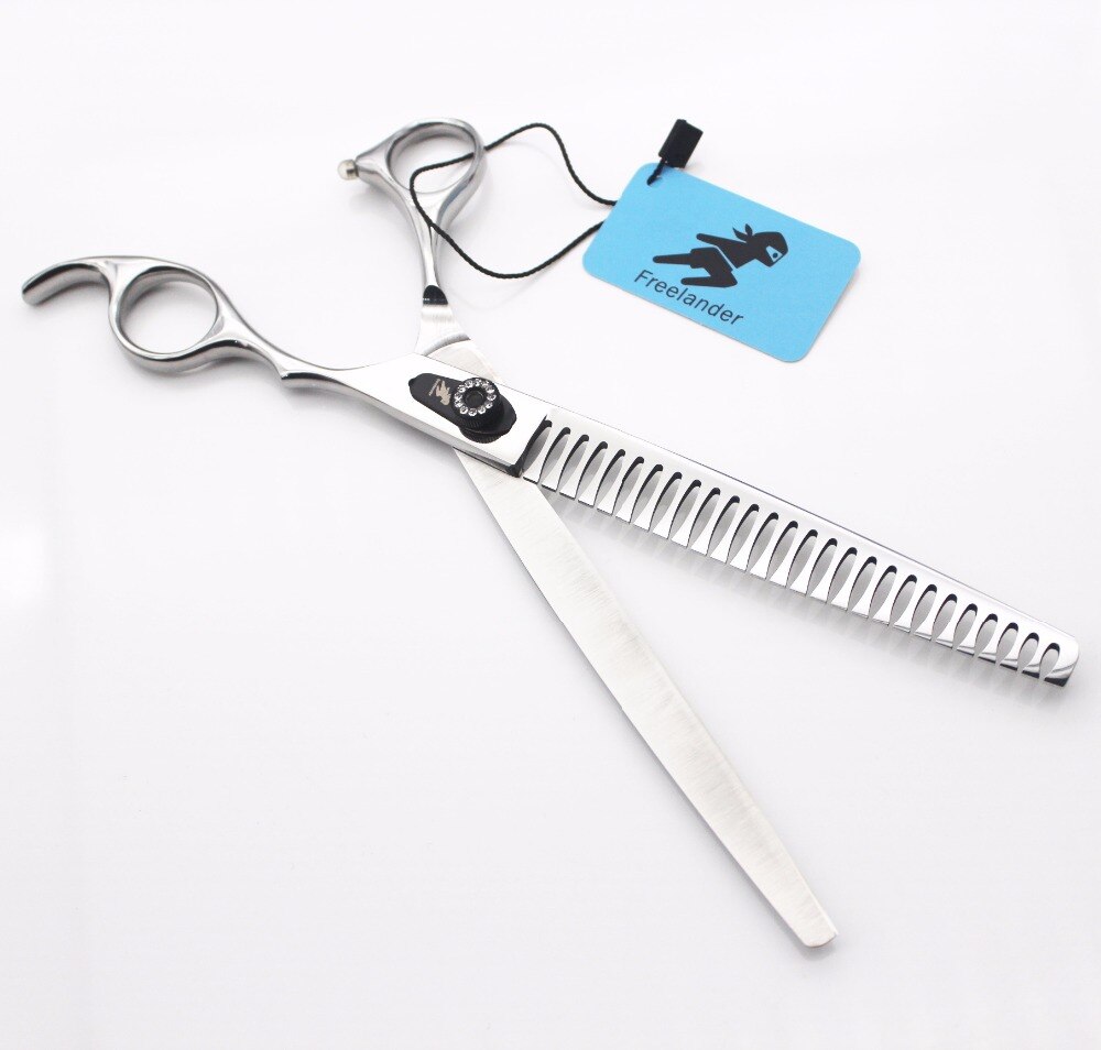 9 inch Freelander Black shrapnel Fish bone scissor... – Grandado