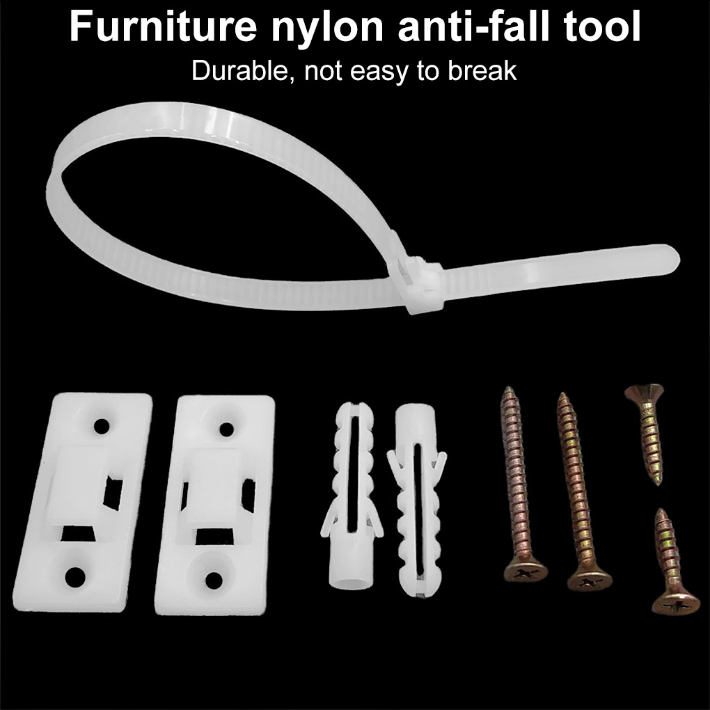 10 Pcs/set Furniture Anti Tip Wall Mounted Strap H... – Grandado