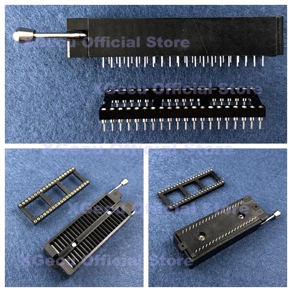 One pcs Black 40 PIN Universal ZIF Socket for DIP ... – Grandado